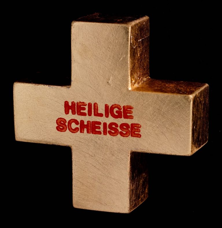 Jan M. Petersen – heilige scheisse in gold - Galerie 5